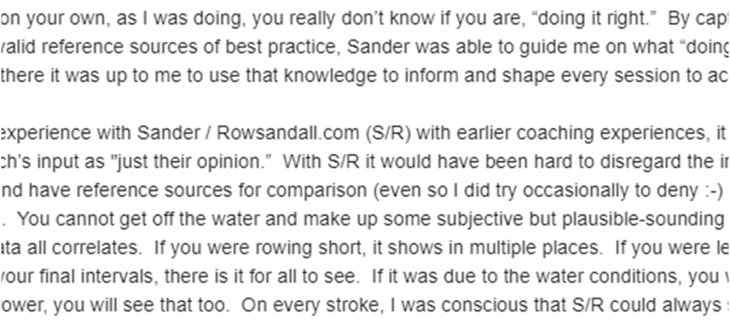 Turning Rowing Data into Performance Improvement – Rowing Analytics